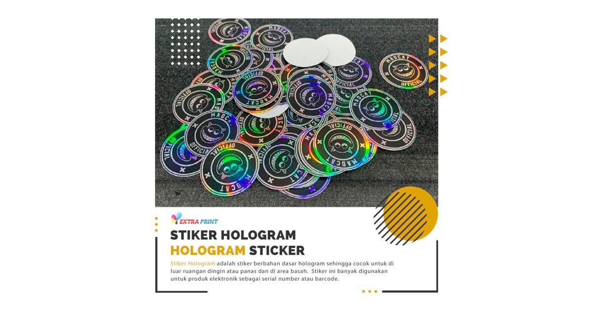 Print & Cut Stiker Hologram A3+ :: Extra Print